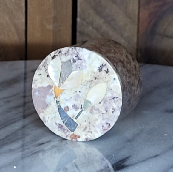 Accents | Hand Carved Circular Soap Stone Trinket Box | Poshmark